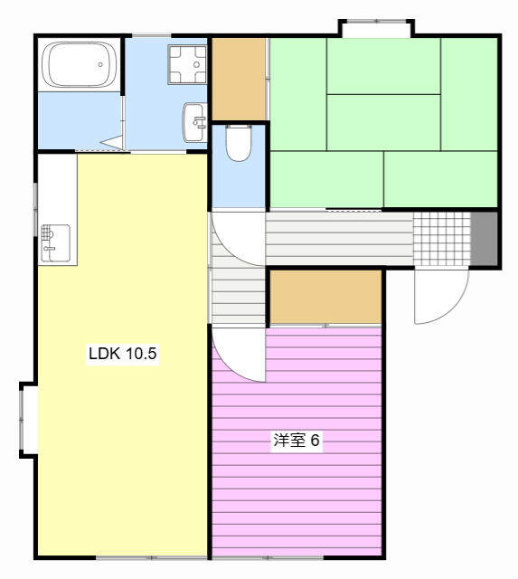 【アットホーム】ハイツひまわり 103 2LDK（提供元：(株)ライフデザインクリエイターズ Room’s賃貸 掛川店）｜袋井市の賃貸アパート[1051967193]