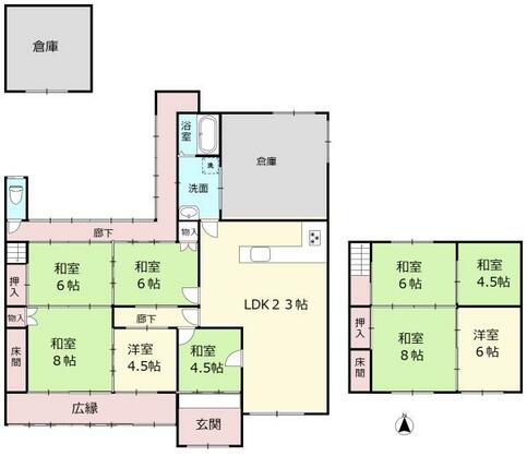 【アットホーム】天理市 永原町（長柄駅） 2階建 9LDK[1086573063]天理市の一戸建て（提供元：京奈ホーム(株)）｜一軒家・家の購入