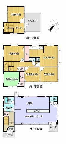 【アットホーム】野洲市 小篠原 （野洲駅 ） 3階建 5LDK[1081860688]野洲市の中古一戸建て（提供元：LIXIL不動産ショップ (株)オフィス笑夢）｜一軒家・家の購入