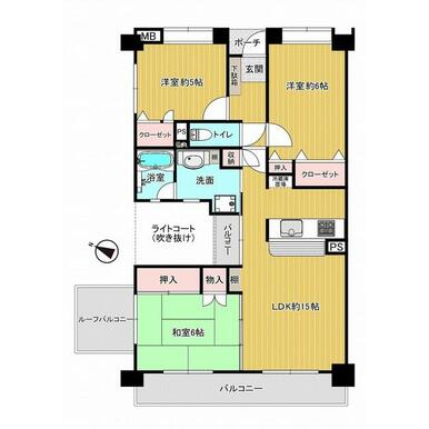 【アットホーム】コアマンション春日大谷Ⅱ 701 3LDK[9539291101]春日市の中古マンション｜マンション購入の情報