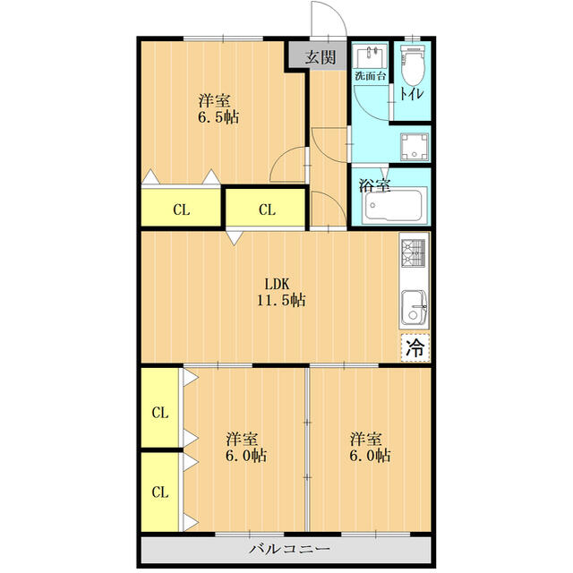【アットホーム】グランドフィネス 202 3LDK（提供元：(株)平成不動産）｜熊本市東区の賃貸マンション[1070442488]