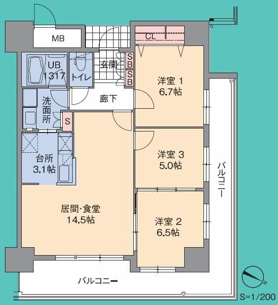 【アットホーム】プライムメゾン セントラルパーク 907 3LDK（提供元：（株）繋ぐプランニング）｜福岡市東区の賃貸マンション[9541064101]