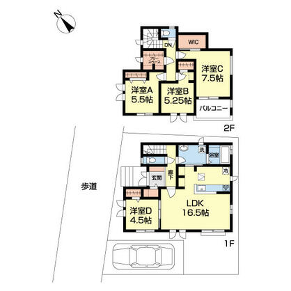 【アットホーム】松戸市 六高台9丁目（高柳駅） 2階建 4LDK[1069452798]松戸市の一戸建て（提供元：スターツピタットハウス(株) 新鎌ヶ谷店）｜一軒家・家の購入
