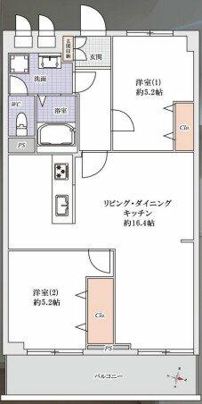 【アットホーム】グレイス大島 204 2LDK[1130243008]江東区のマンション｜マンション購入の情報