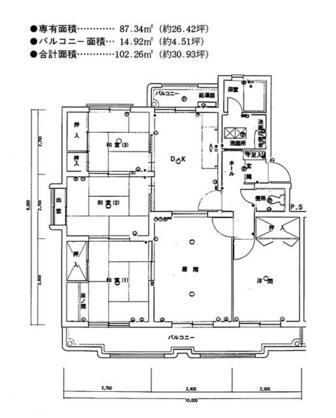 【アットホーム】ふよう香椎浜ハイツE4号棟 501 4LDK[6986306460]福岡市東区のマンション｜マンション購入の情報