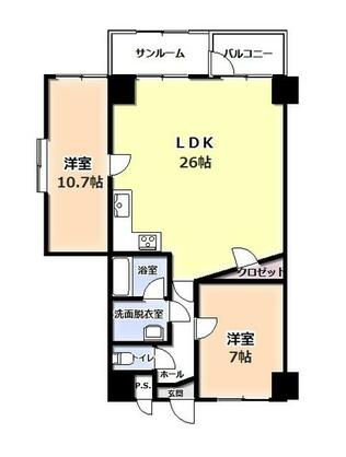 【アットホーム】信開ドムス野村 201号室 2LDK[6986094916]高岡市のマンション｜マンション購入の情報