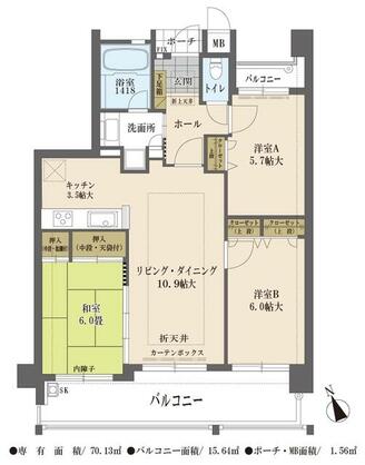 【アットホーム】サングレート室見 402 3LDK[6985888329]福岡市早良区のマンション｜マンション購入の情報