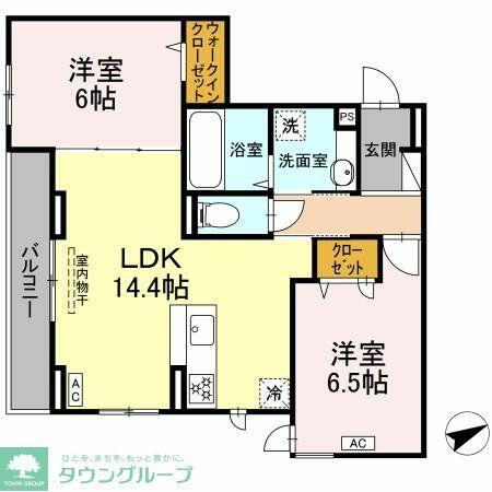 【アットホーム】シャルマン・ソフィア 203 2LDK（提供元：(株)タウンハウジング神奈川 大倉山店）｜横浜市港北区の賃貸アパート[1109024507]
