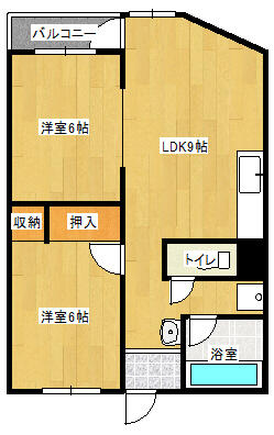 【アットホーム】健軍エルイービル飛鳥 403 2LDK（提供元：LIXIL不動産ショップ (株)リアルサービス）｜熊本市東区の賃貸アパート[6970696982]