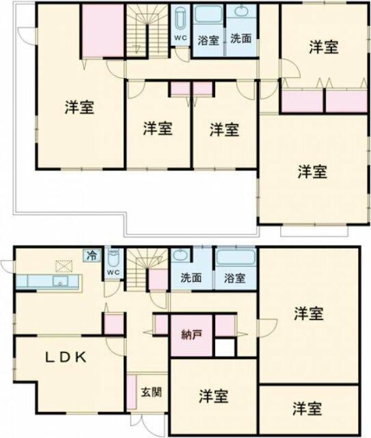 【アットホーム】厚木市 愛甲西3丁目 （愛甲石田駅 ） 2階建 8LDK[6986018182]厚木市の中古一戸建て（提供元：(株)日建不動産）｜一軒家・家の購入