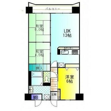 【アットホーム】ウイング御船Ⅱ 209 3LDK（提供元：アースコンサル(有)）｜佐世保市の賃貸マンション[6986536554]