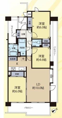 【アットホーム】ザ・ステイツ志木パークステージ 5階 3LDK[1124243605]志木市のマンション｜マンション購入の情報