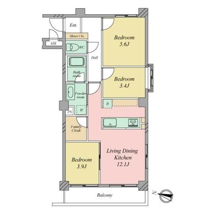 【アットホーム】コスモ元住吉ソレイユ 1階 3LDK[1043256193]川崎市高津区のマンション｜マンション購入の情報