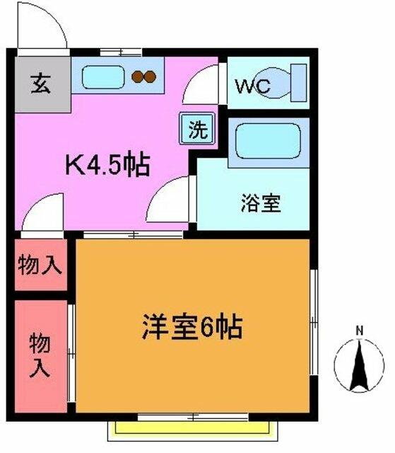 【アットホーム】ハウス吉村 201 1DK（提供元：賃貸スマイル(株)）｜市川市の賃貸アパート[1173305710]