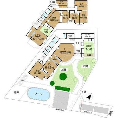 【アットホーム】豊中市 清風荘1丁目 （石橋阪大前駅 ） 2階建 7LDK[1012871265]豊中市の中古一戸建て（提供元：住友不動産ステップ(株) 豊中営業センター）｜一軒家・家の購入