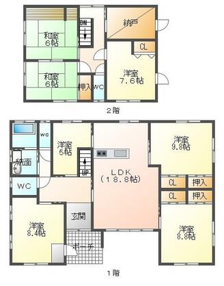 【アットホーム】宇和島市 伊吹町（北宇和島駅） 2階建 7LDK[6980513194]宇和島市の一戸建て（提供元：田中不動産(株)）｜一軒家・家の購入