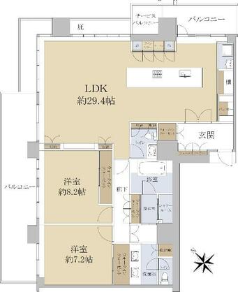 【アットホーム】NAGOYA the TOWER 42階 2LDK[1013321387]名古屋市中村区のマンション｜マンション購入の情報