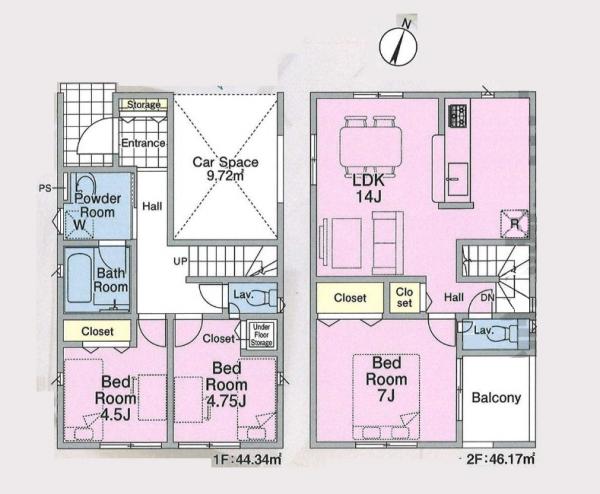【アットホーム】新座市 新堀1丁目 （清瀬駅 ） 2階建 3LDK[1167509505]新座市の新築一戸建て（提供元：不動産無料相談センター(株)クオリアホーム）｜一軒家・家の購入