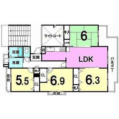 【アットホーム】久岐の浜シーサイドファイラム21 5街区 5号棟 4階 4LDK[1011193777]北九州市若松区の中古マンション｜マンション購入の情報