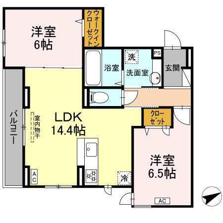【アットホーム】シャルマン・ソフィア 3階 2LDK（提供元：(株)ミニミニ神奈川 綱島店）｜横浜市港北区の賃貸アパート[1142252108]