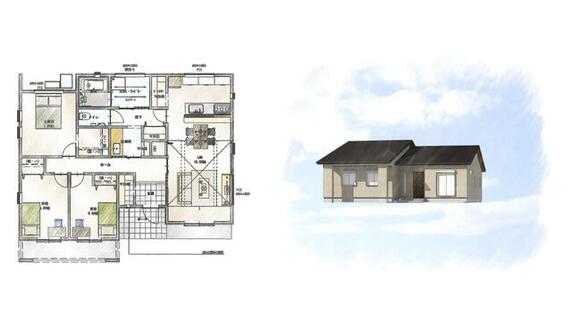 【アットホーム】鉾田市 箕輪（涸沼駅） 平屋建 3LDK[6984932009]鉾田市の一戸建て（提供元：(株)吉川工務店）｜一軒家・家の購入