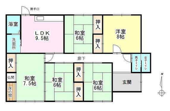 【アットホーム】焼津市 小川（焼津駅） 平屋建 5LDK[6984771714]焼津市の一戸建て（提供元：(株)エクセルホーム）｜一軒家・家の購入