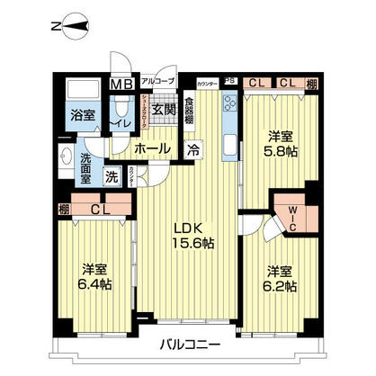 【アットホーム】シンフォニア高崎城址 903 3LDK[1068627798]高崎市のマンション｜マンション購入の情報