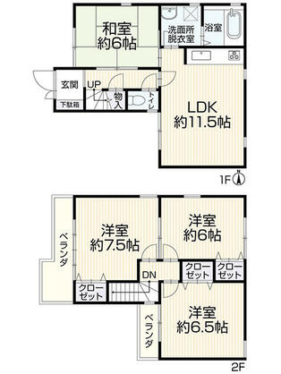 【アットホーム】東大阪市 楠根3丁目（徳庵駅） 2階建 4LDK[6986950683]東大阪市の一戸建て（提供元：(株)一善不動産）｜一軒家・家の購入