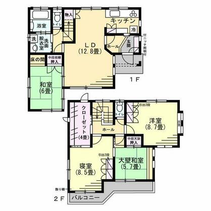 【アットホーム】富士見市 大字鶴馬（鶴瀬駅） 2階建 4LDK[1082154088]富士見市の一戸建て（提供元：LIXIL不動産ショップ MK不動産(株)）｜一軒家・家の購入