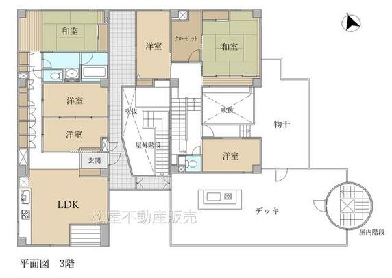 【アットホーム】浜松市中央区 山手町（浜松駅） 3階建 8LDK[1176239703]浜松市中央区の一戸建て（提供元：家デパ浜松店 松屋不動産販売(株)）｜一軒家・家の購入