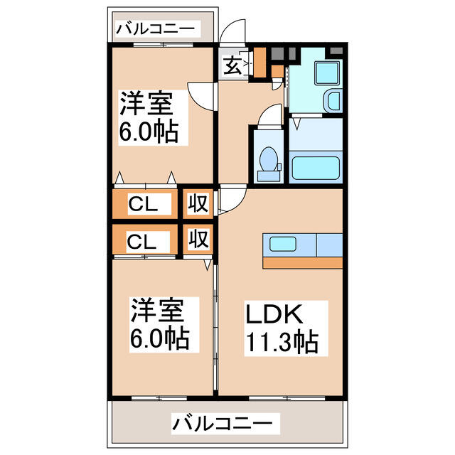 【アットホーム】熊本市東区 山ノ神2丁目 303 2LDK（提供元：エイブルネットワーク 熊本健軍店 熊本地所(株)）｜熊本市東区の賃貸マンション[1166300105]