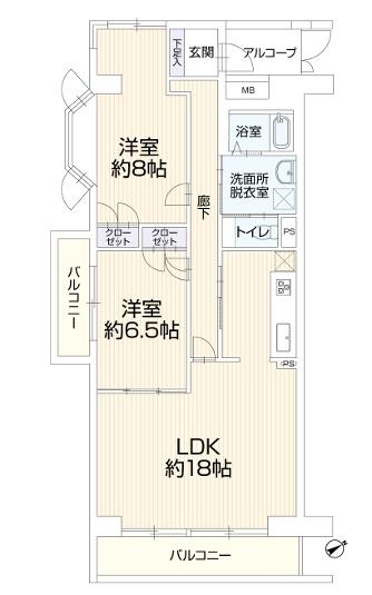 【アットホーム】保土ケ谷パークハイツ三号棟 301 2LDK[1100298403]横浜市保土ケ谷区の中古マンション｜マンション購入の情報