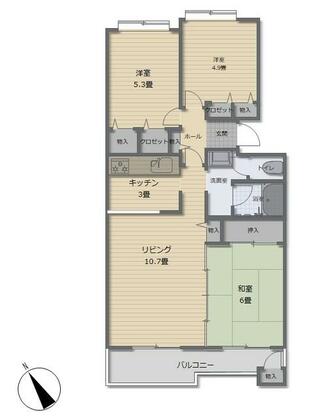 【アットホーム】札幌市白石区 本通15丁目南（南郷13丁目駅） 3階 3LDK[6986396279]札幌市白石区のマンション｜マンション購入の情報