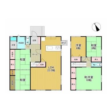 【アットホーム】郡山市 緑ケ丘東1丁目 （郡山駅 ） 2階建 5LDK[1094217452]郡山市の中古一戸建て（提供元：東北セキスイハイム不動産(株)）｜一軒家・家の購入