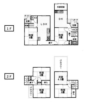 【アットホーム】和歌山市 布引 2階建 6LDK[6980635837]和歌山市の一戸建て（提供元：ユニバーサル）｜一軒家・家の購入