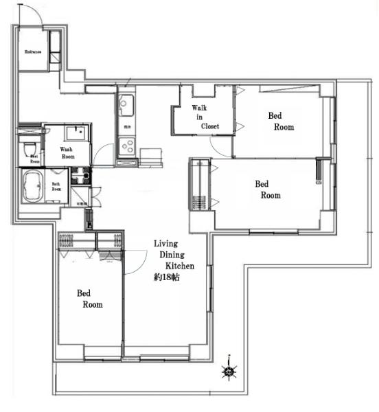 【アットホーム】リプレ川口一番街6号棟 703 3LDK[1101588903]川口市の中古マンション｜マンション購入の情報