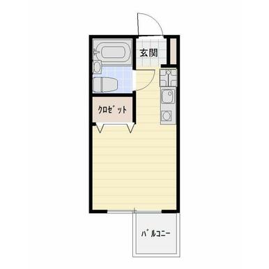 【アットホーム】晴嵐マンション 402 ワンルーム（提供元：ウスイホーム(株) 金沢文庫店）｜横浜市金沢区の賃貸マンション[1028596624]