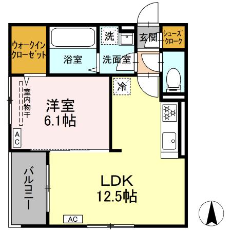 【アットホーム】仮）D－ROOM ET宮城野区栄2丁目 205 1LDK（提供元：大和エステート(株) D－ROOMセンター）｜仙台市宮城野区の賃貸アパート[1091257085]