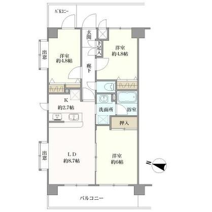【アットホーム】モアグランデ南越谷 3階 3LDK[1120505305]越谷市のマンション｜マンション購入の情報