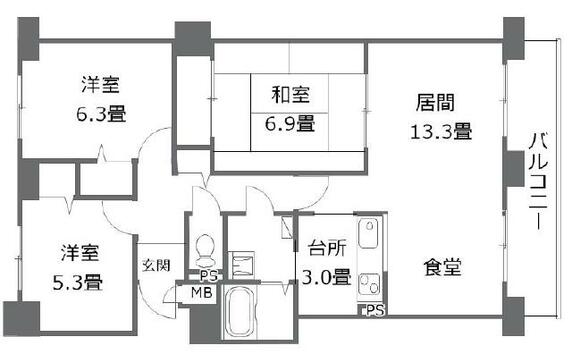 【アットホーム】メゾンドルチェ平岡公園西 203 3LDK[1078352669]札幌市清田区のマンション｜マンション購入の情報