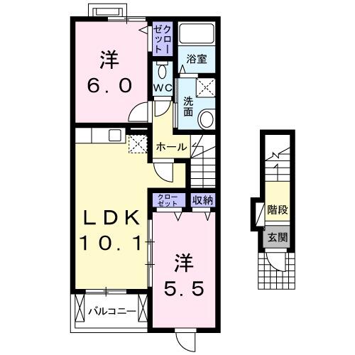 【アットホーム】オシンメ・ド・セキ 203 2LDK（提供元：(有)エヌエーケー管理）｜南魚沼市の賃貸アパート[6985616248]