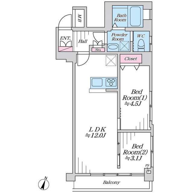 【アットホーム】川崎市川崎区 元木2丁目（八丁畷駅） 3階 2LDK[0648011001]川崎市川崎区のマンション｜マンション購入の情報