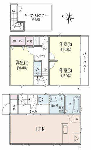 【アットホーム】葛飾区 水元4丁目 （金町駅 ） 2階建 3LDK[1168561607]葛飾区の中古一戸建て（提供元：mkホーム(株)）｜一軒家・家の購入