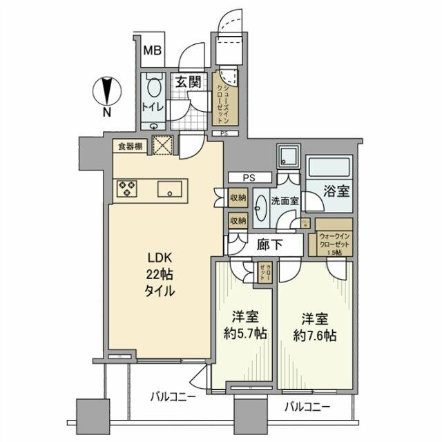 【アットホーム】三田ガーデンヒルズPARK MANSION 407 2LDK（提供元：(株)リロケーション情報センター）｜港区の賃貸マンション[1160751606]
