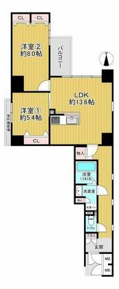 【アットホーム】グランドシーズ四ツ橋 4階 2LDK[1135135508]大阪市西区のマンション｜マンション購入の情報