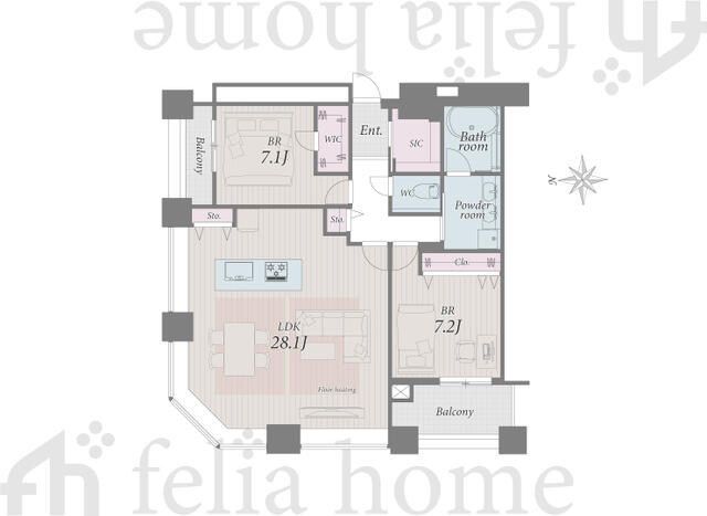 【アットホーム】TOKYO SEA SOUTH ブランファーレ 31階 2LDK[1059425398]港区の中古マンション｜マンション購入の情報