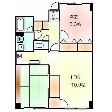 【アットホーム】クレストコートK2 302 2LDK（提供元：(株)アルファ・トマム エイブルNW高松店）｜高松市の賃貸マンション[1059847095]