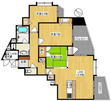 【アットホーム】エイルマンション赤迫ヴェルクス 15階 3LDK[1100716003]長崎市のマンション｜マンション購入の情報