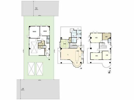 【アットホーム】さいたま市北区 宮原町2丁目（宮原駅） 3階建 7LDK[1011852791]さいたま市北区の一戸建て（提供元：三井のリハウス上尾センター 三井不動産リアルティ(株)）｜一軒 ...