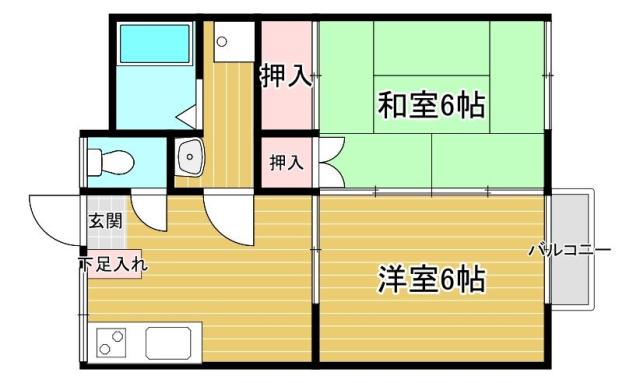 【アットホーム】スズキコーポラス 202 2DK（提供元：(株)ワハハ不動産）｜会津若松市の賃貸アパート[1014111976]